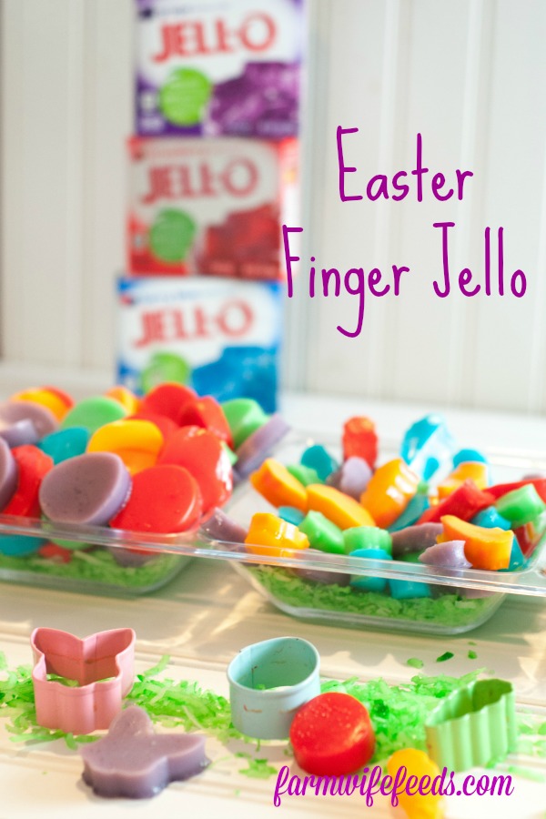 Easter Finger Jello - The Farmwife Feeds