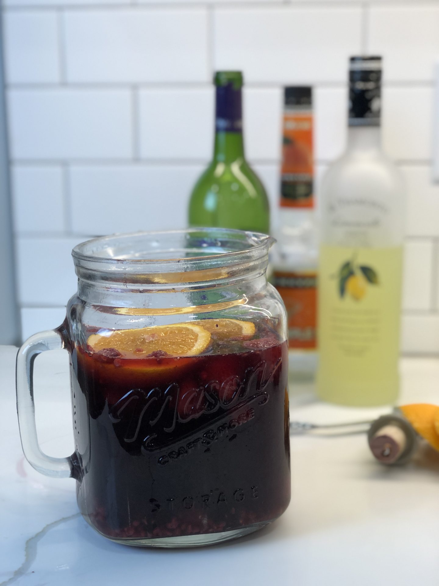 Semi-Sweet Red Wine Sangria - The Farmwife Feeds