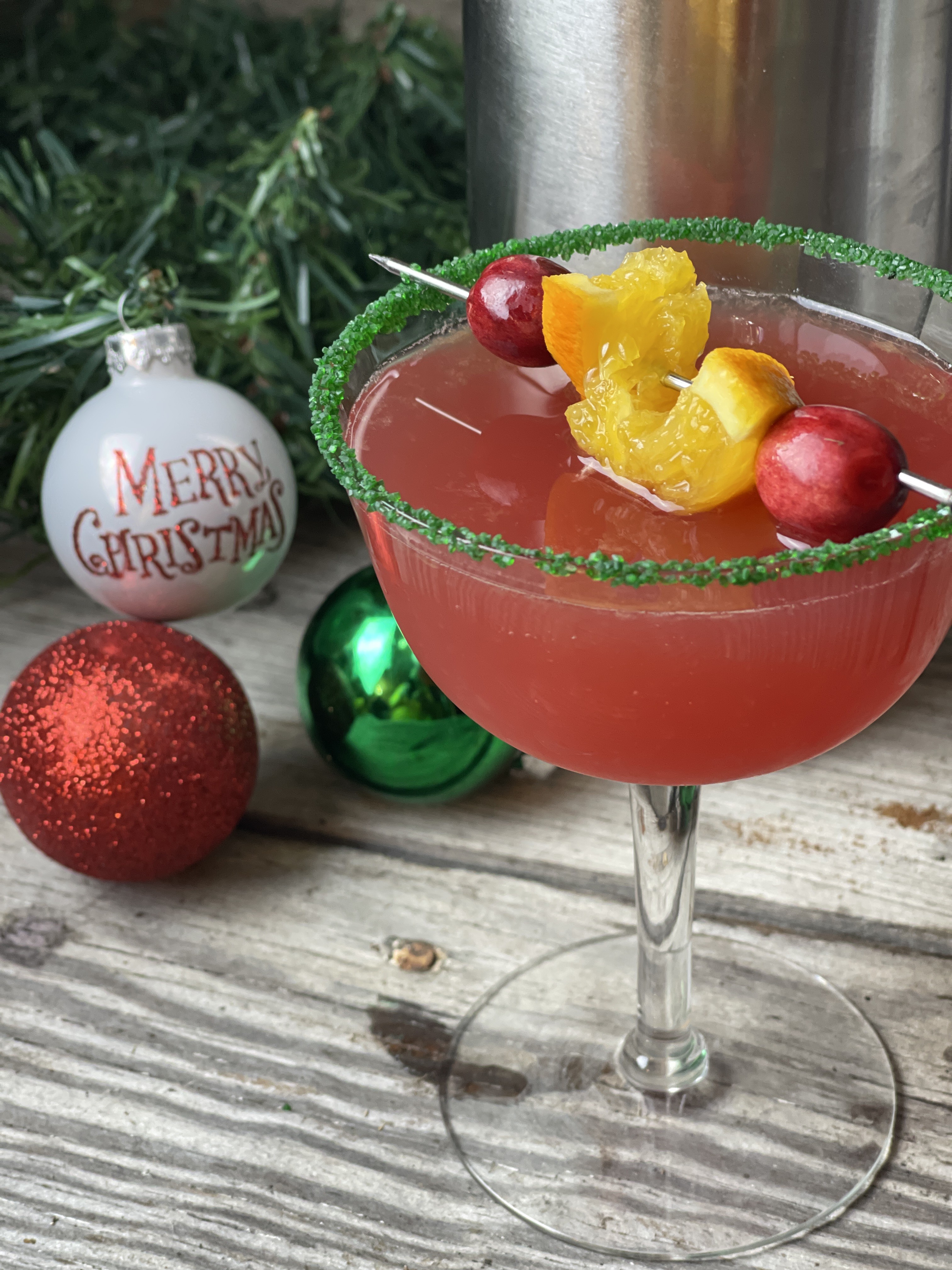 Cranberry Christmas Cocktail - The Farmwife Feeds