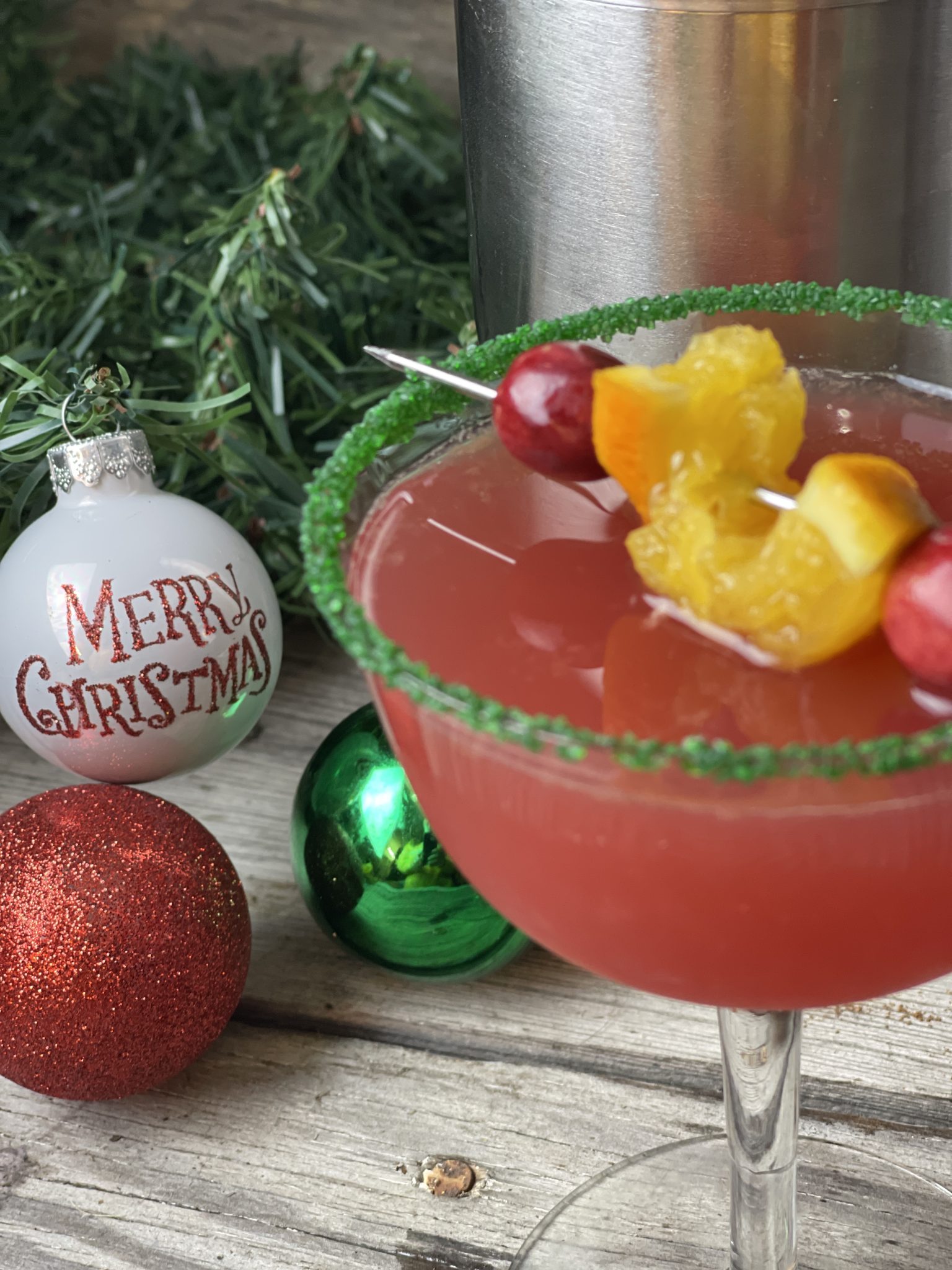 Cranberry Christmas Cocktail - The Farmwife Feeds